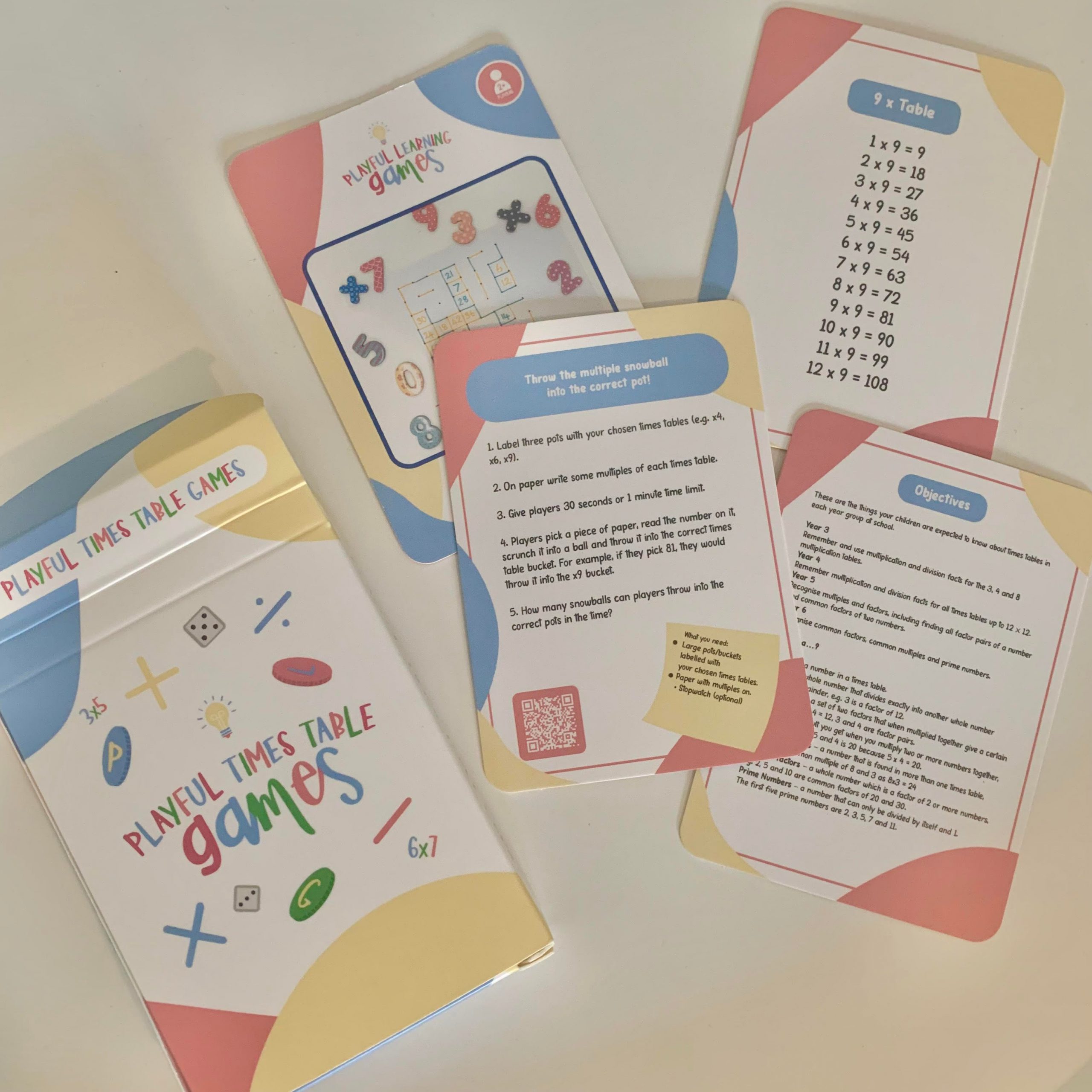 TimesTableIDeas - Playful Learning Games