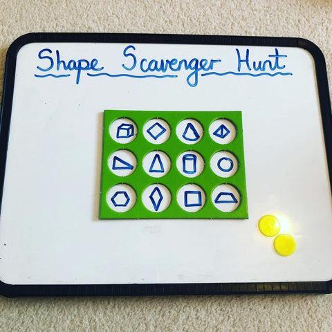 Shape Scavenger Hunt - Playful Learning Games