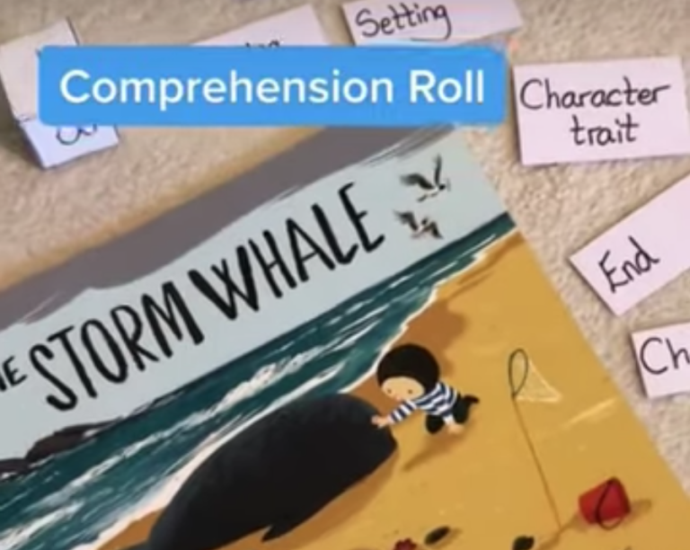 Comprehension Roll - Playful Learning Games