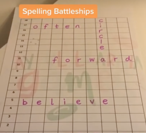 Spelling Battleships - Playful Learning Games