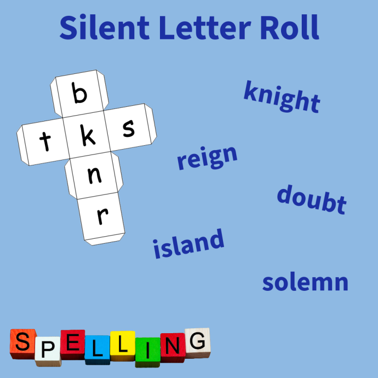 Silent Letter Roll - Playful Learning Games
