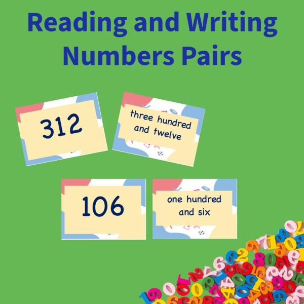 Reading and Writing Numbers Pairs - Playful Learning Games