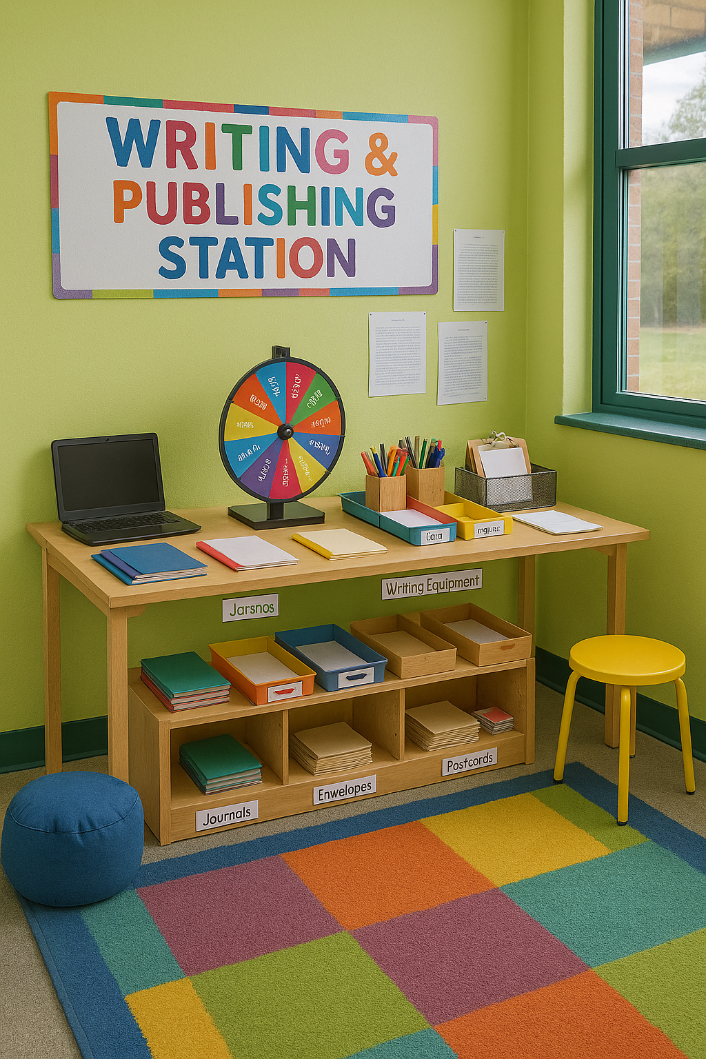 Writing and Publishing Station - Playful Learning Games