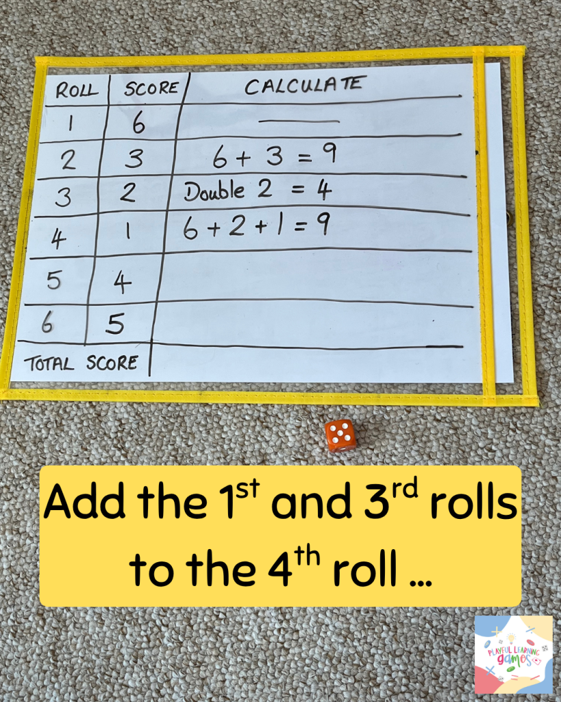 Roll and Score - Playful Learning Games