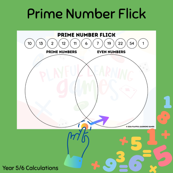 Prime Number Flick - Playful Learning Games