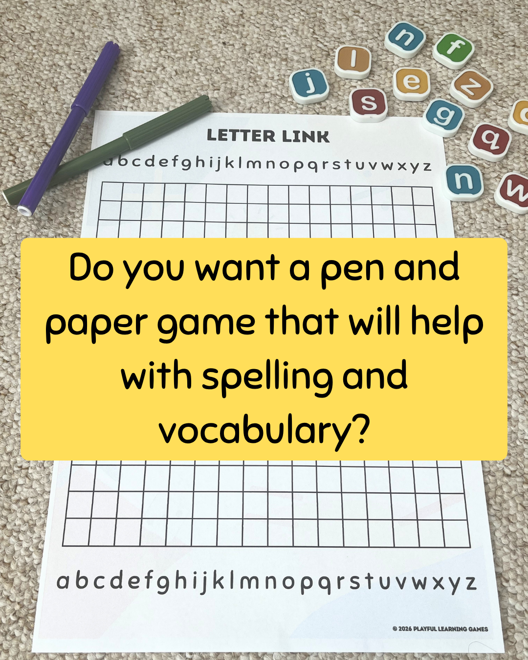 Letter Link - Playful Learning Games